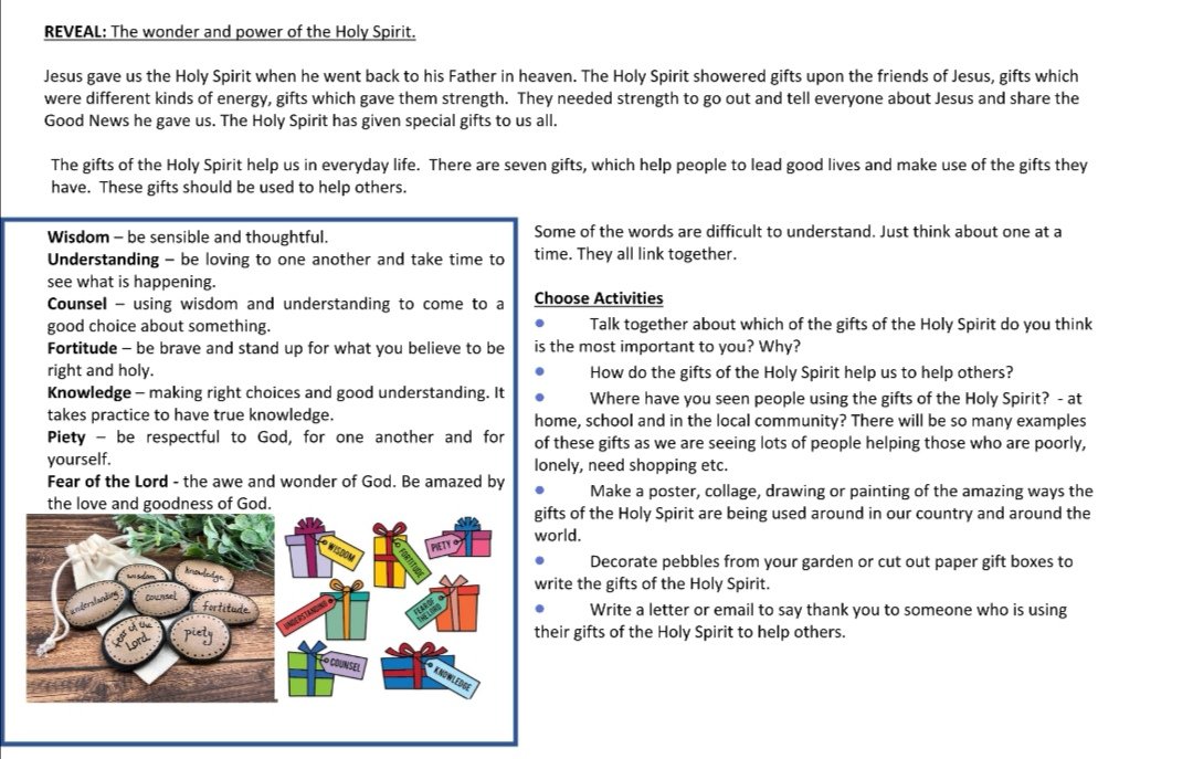 Y3 – RE Activities | St Oswalds Catholic Primary School