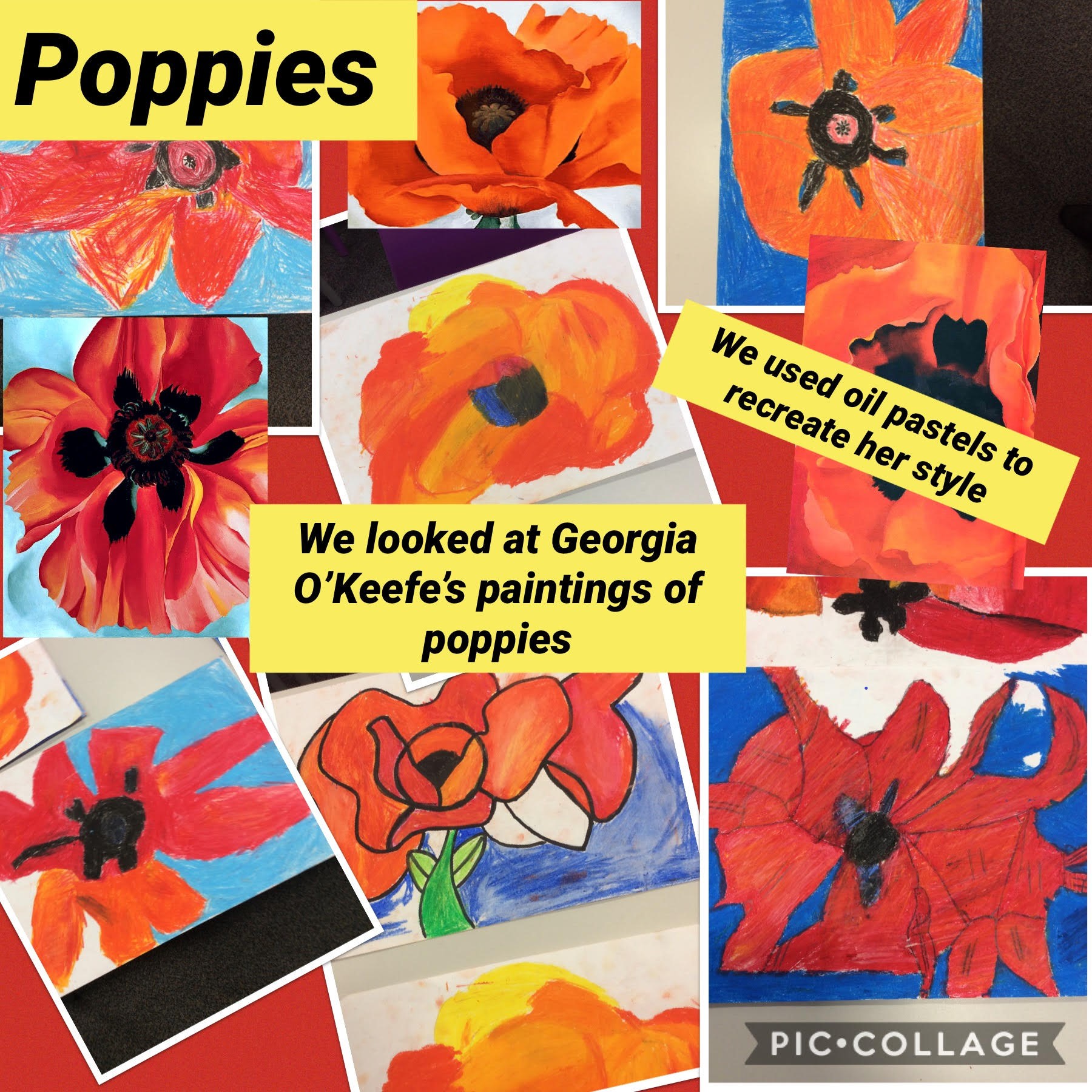 Georgia O’Keefe’s Poppies | St Oswalds Catholic Primary School
